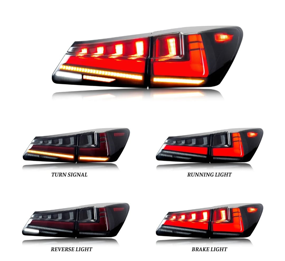 IS250/IS350/ISF LED Animation Tail Lights – Obsession Auto