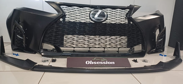Front Conversion Bumper IS250 to 4IS with fogs and front lip spoiler ...