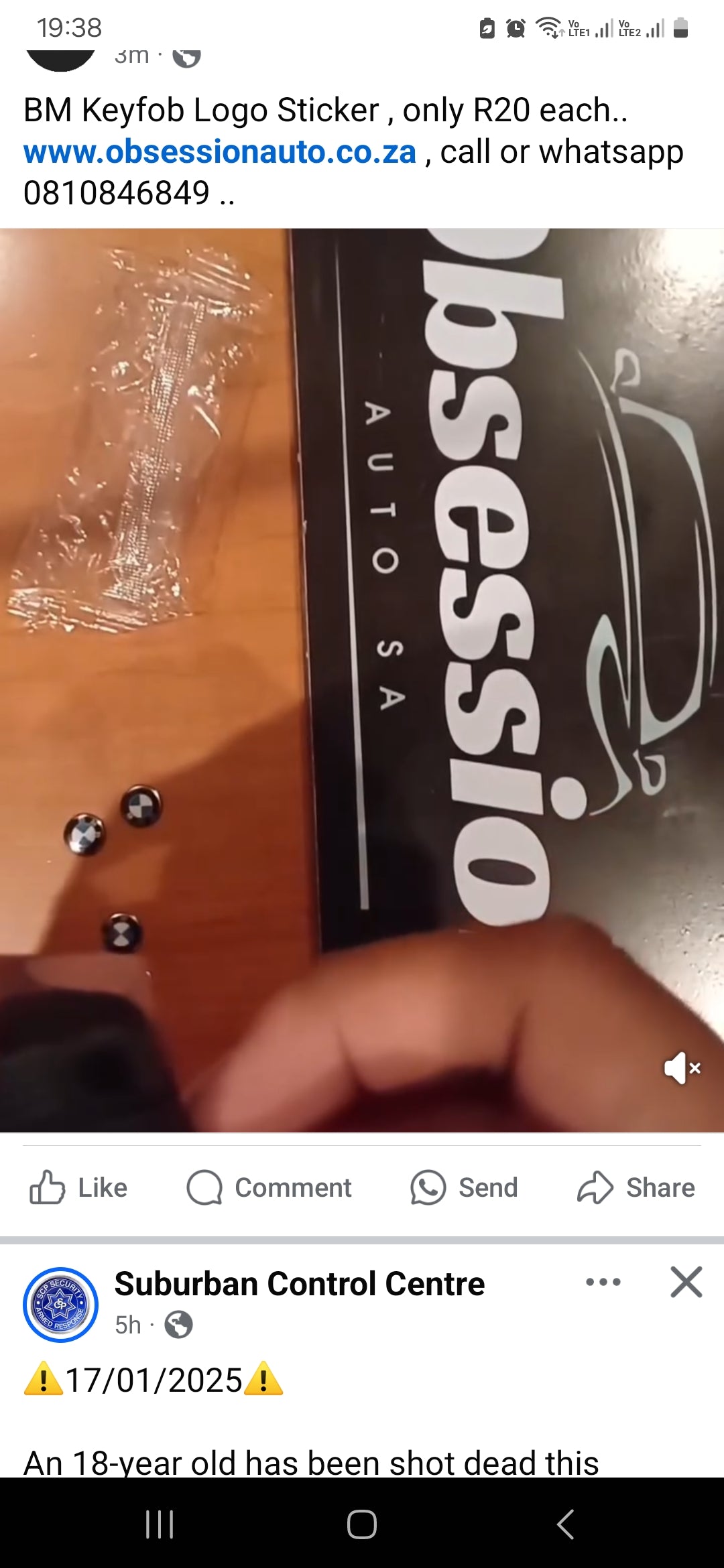 BM Keyfob Logo Sticker – Obsession Auto